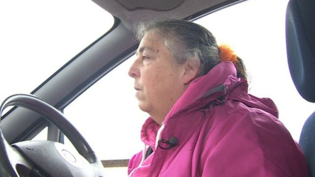 Homeless woman Su Seymour living in a car in Gosport - BBC News