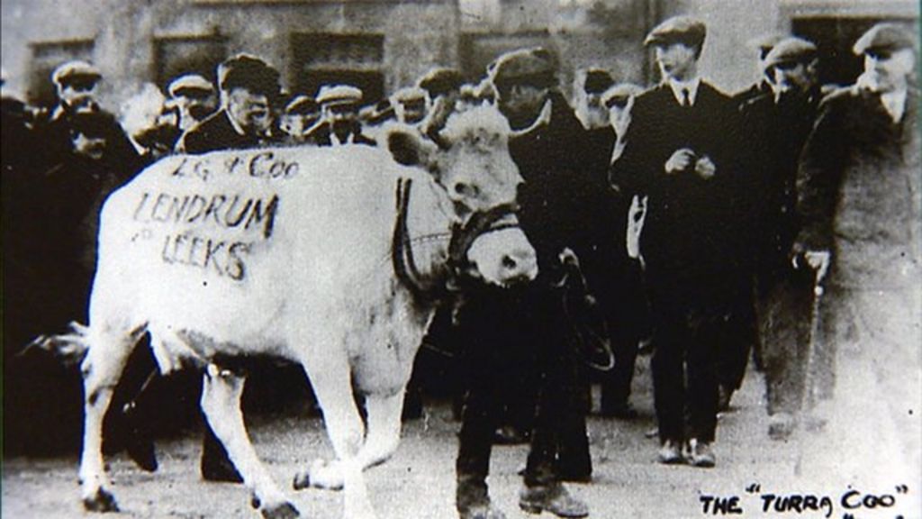 Turra Coo that led to town riots 100 years ago - BBC News