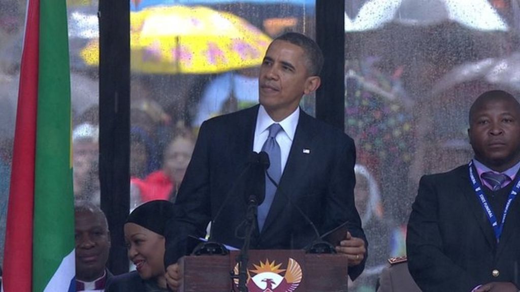 Nelson Mandela funeral: President Obama's full speech - BBC News