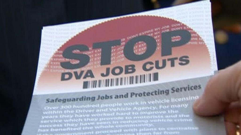 Coleraine DVA jobs: Campaigners petition Downing Street - BBC News