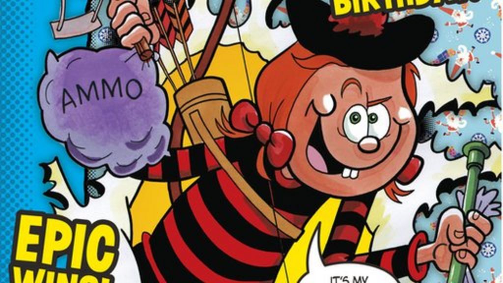 Minnie the Minx scores first sole Beano cover - BBC News