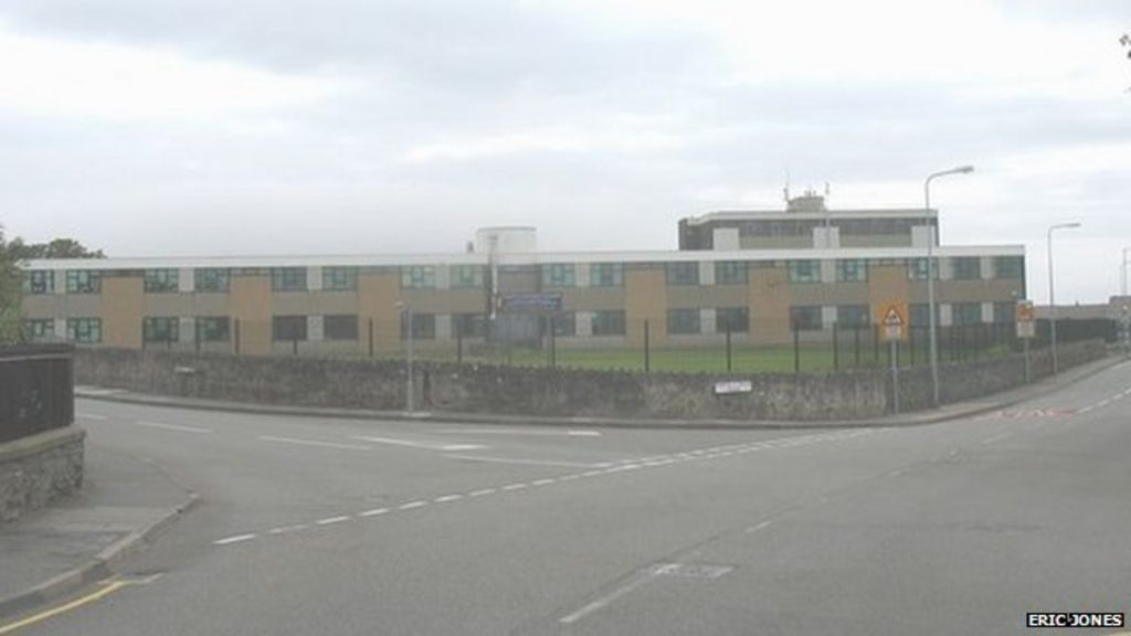 Holyhead High school closes early after storm damage - BBC News
