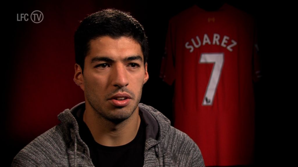 Liverpool's Luis Suarez 'very happy' at the club - BBC Sport