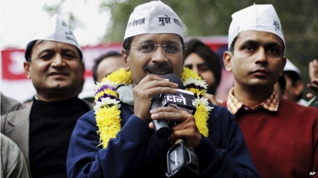 India's Aam Aadmi Party to contest general elections - BBC News