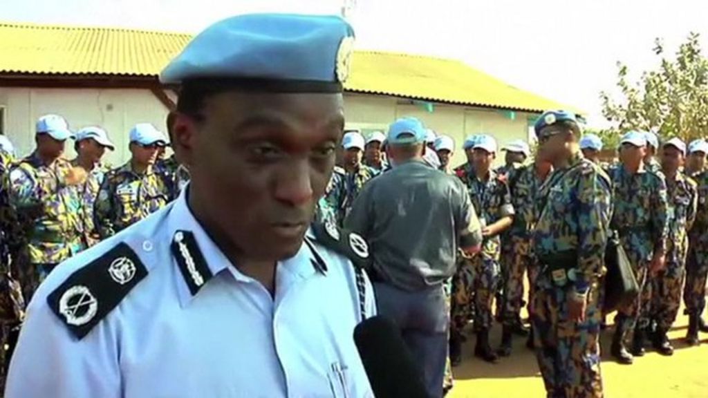 UN police arrive in Juba in South Sudan - BBC News