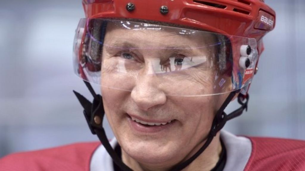 Putin tests out Sochi's Winter Olympic ice rink - BBC News
