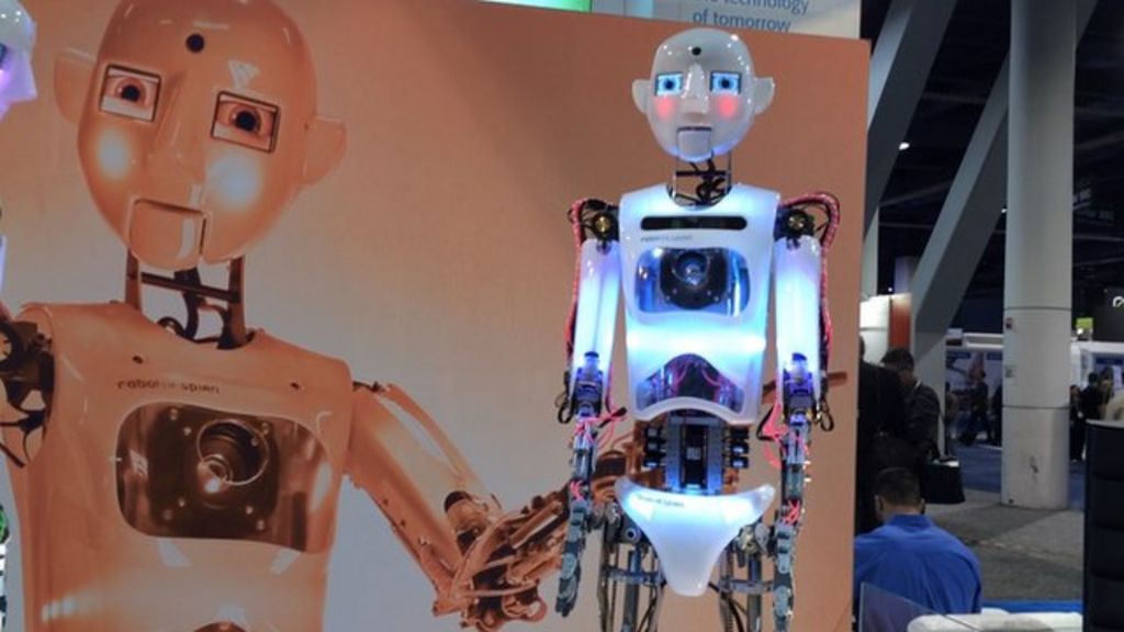 CES 2014: 'Robothespian' robot amuses convention-goers - BBC News