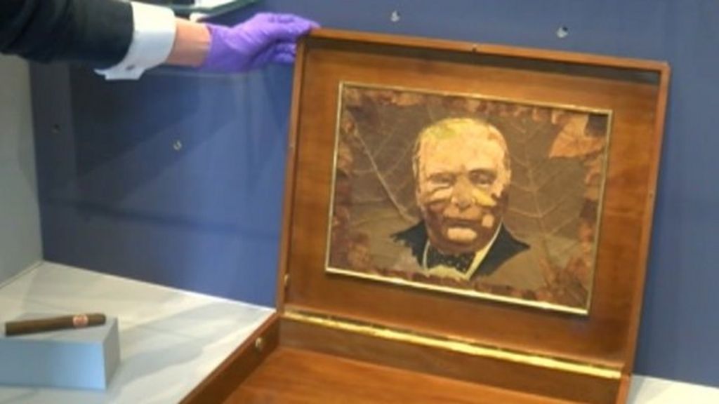 Chartwell shows exhibition of Winston Churchill WW2 gifts - BBC News