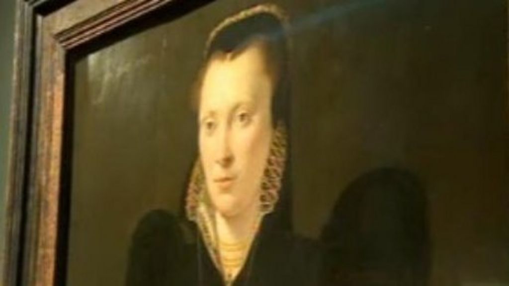 Mystery of the Nazi and the portrait of a Welsh lady - BBC News