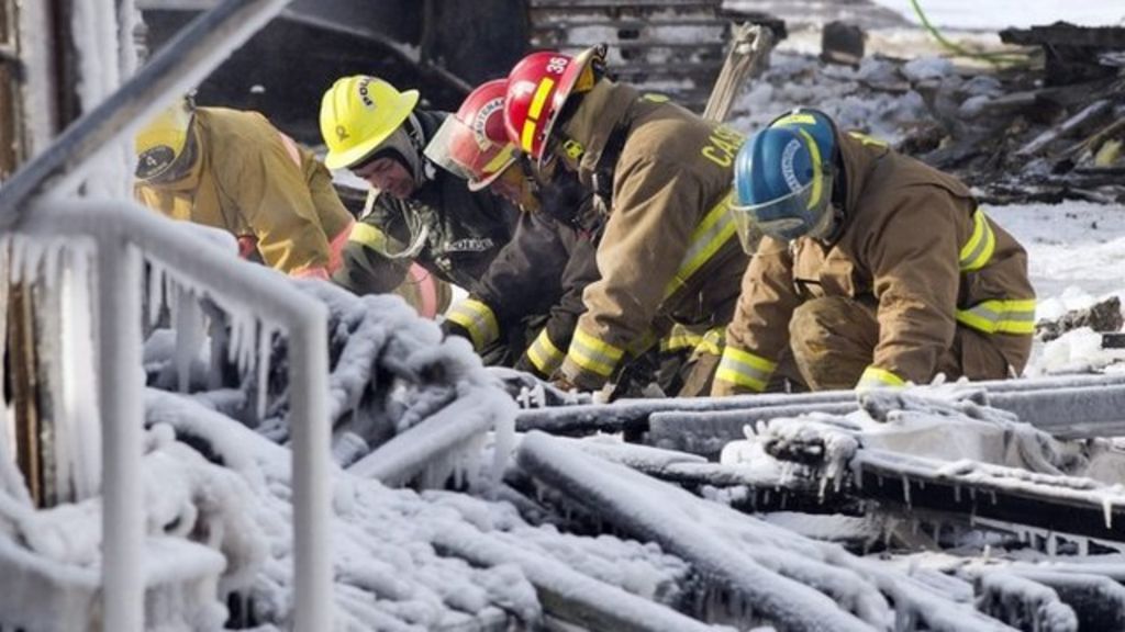 Quebec fire 'was night from hell' - BBC News