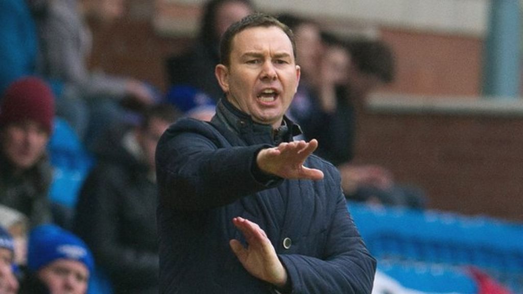Ross County's Derek Adams upset at referee Crawford Allan - BBC Sport