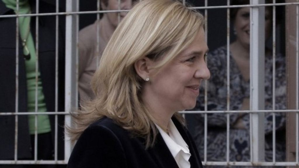 Spain's Princess Cristina questioned in fraud court case - BBC News