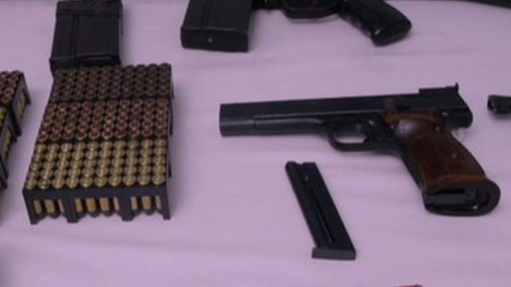 Basque Eta militants hand in part of weapons arsenal - BBC News