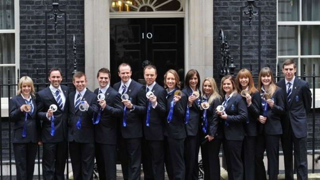 GB Sochi medallists visit No 10 Downing Street - BBC News