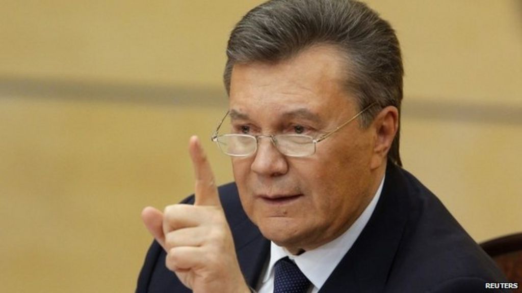 Ukraine conflict: Viktor Yanukovych speech - key excerpts - BBC News