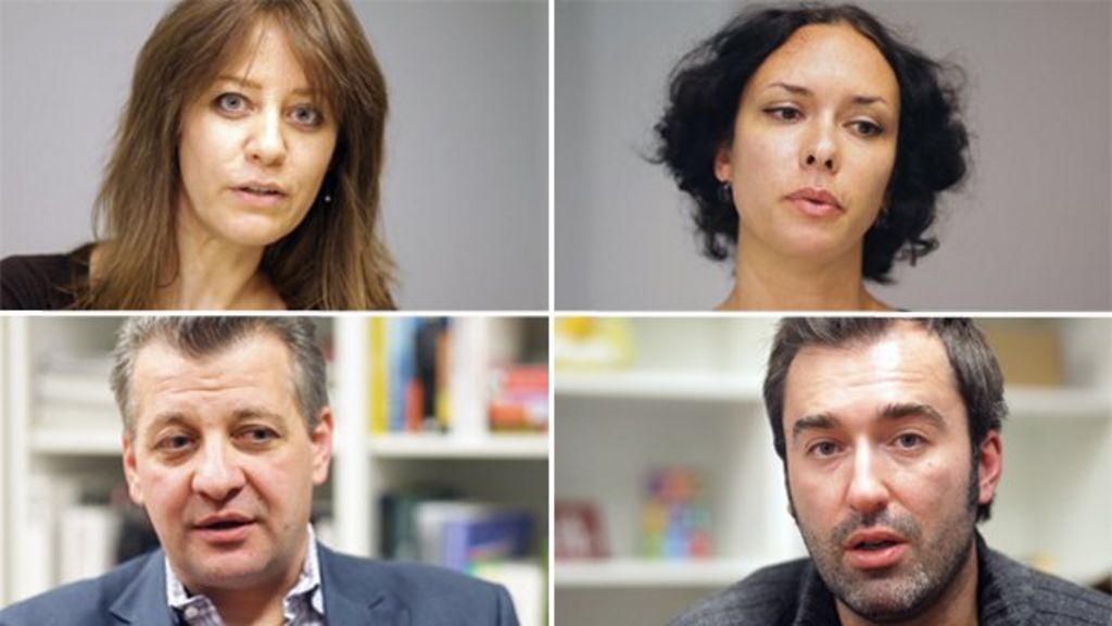 Ukrainian and Russian-American friends on Crimea crisis - BBC News