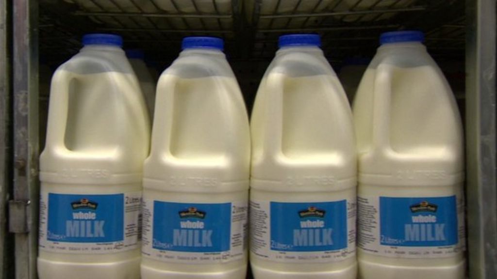 Supermarket price war sees cost of milk go down - BBC News