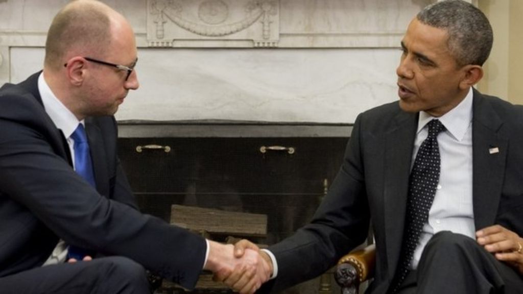 US President Barack Obama: 'We will stand with Ukraine' - BBC News
