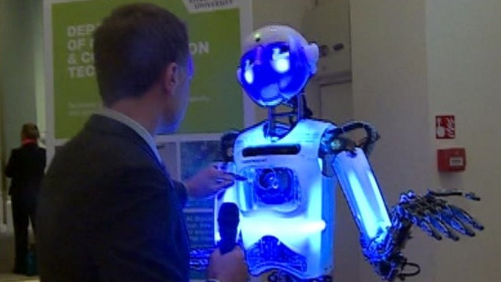 Robot steals show at Oxford Brookes 150th anniversary - BBC News