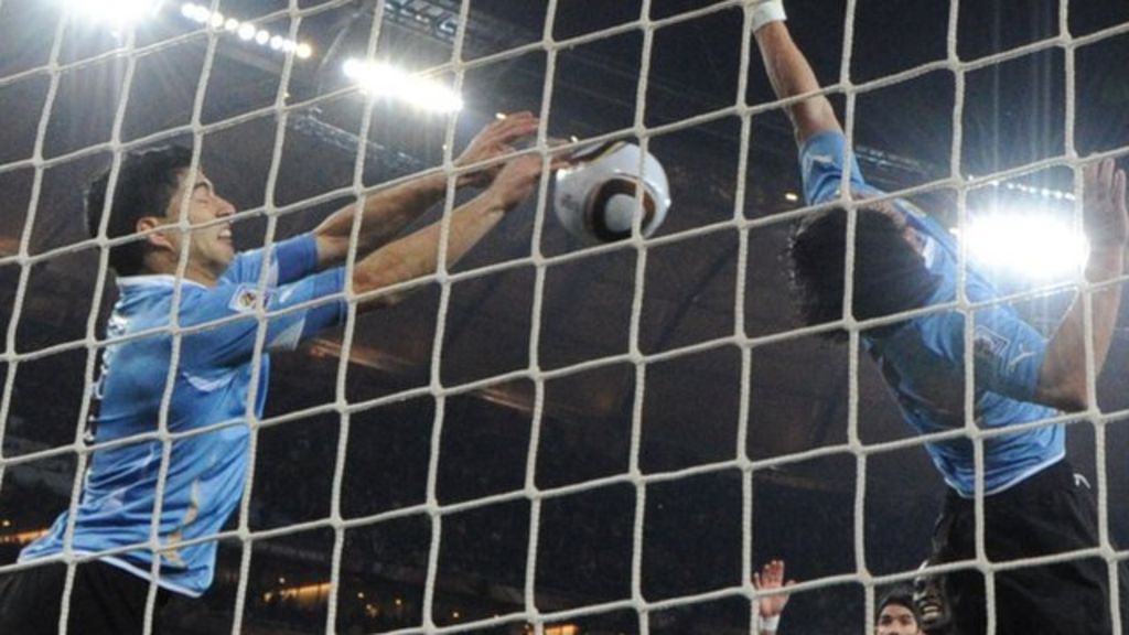 World Cup moments: Suarez handball - BBC Sport