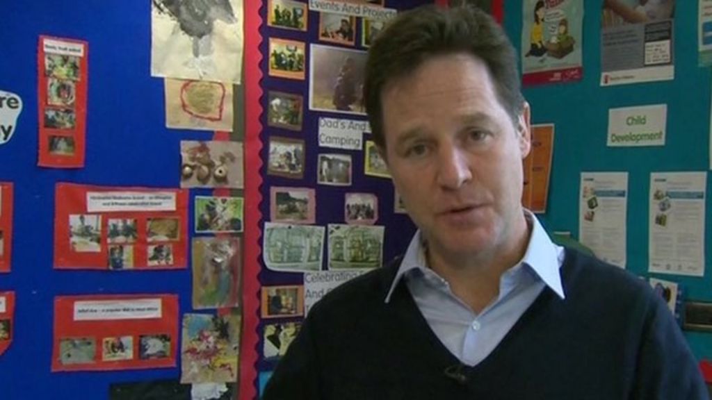 Clegg on childcare plans: 'Families want a simple system' - BBC News