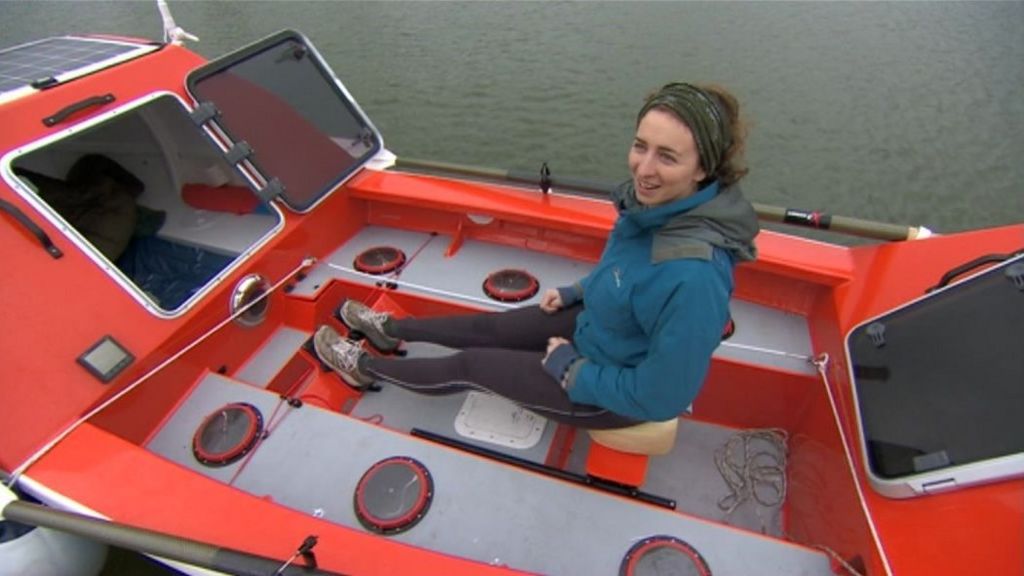 Bristol student, 29, in unaided Pacific row boat race - BBC News