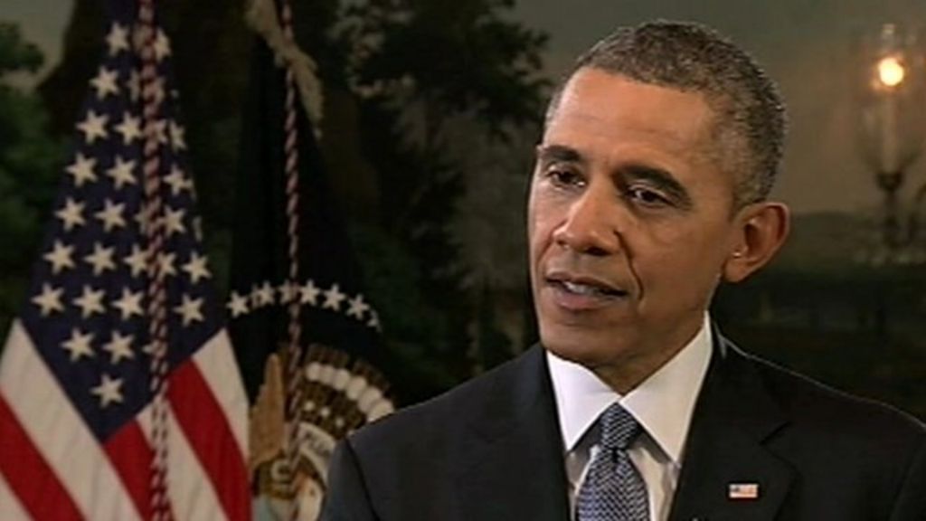 Barack Obama: 'Thoughts and prayers with families' - BBC News