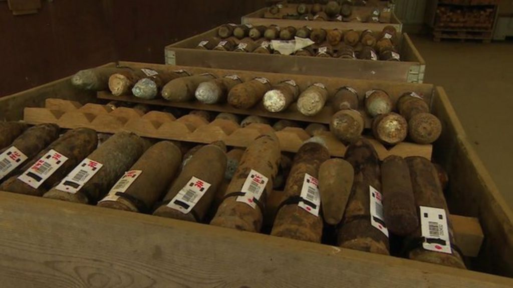 Behind the scenes with Belgium's bomb disposal unit - BBC News