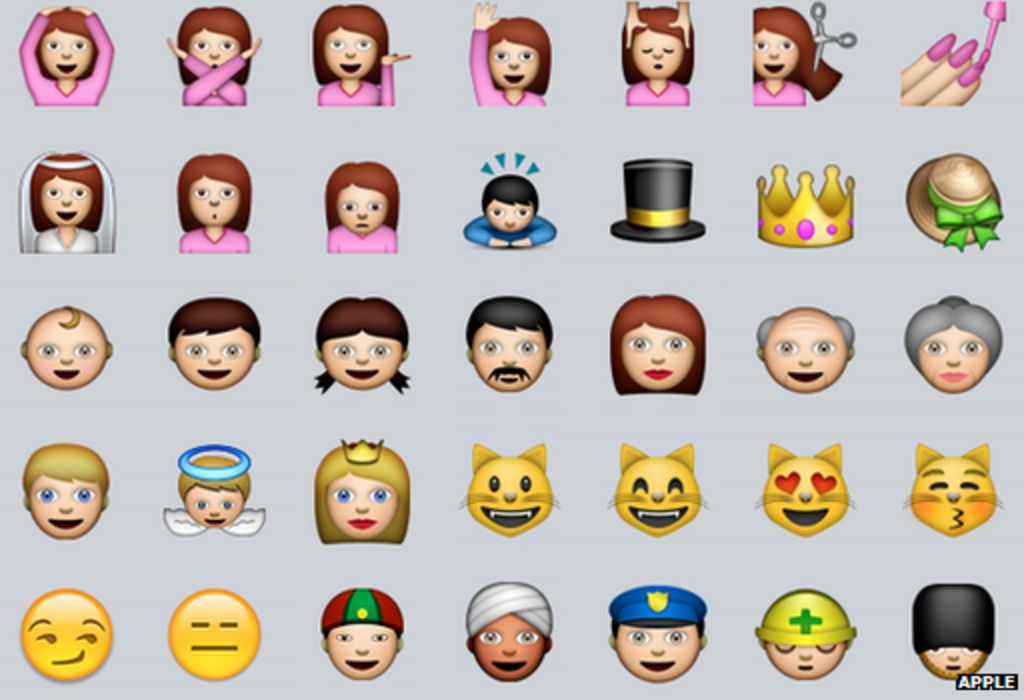 Apple seeks greater emoji racial diversity - BBC News