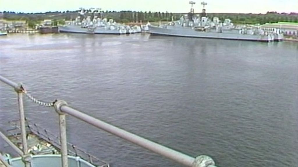 Chatham Dockyard closure: Archive footage - BBC News