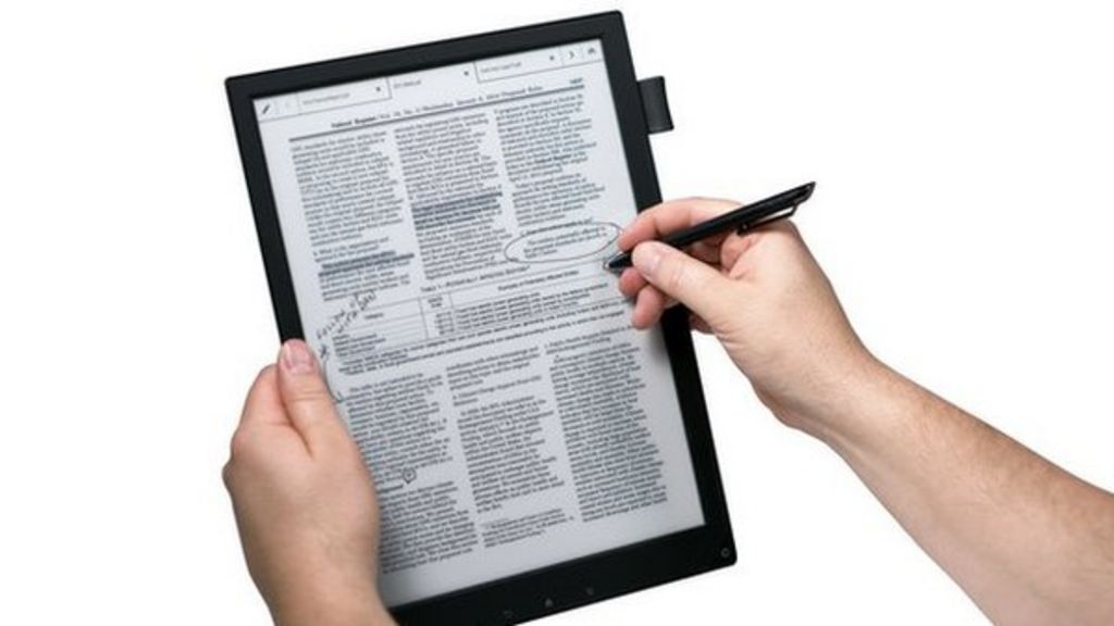 Sony unveils digital paper tablet - BBC News