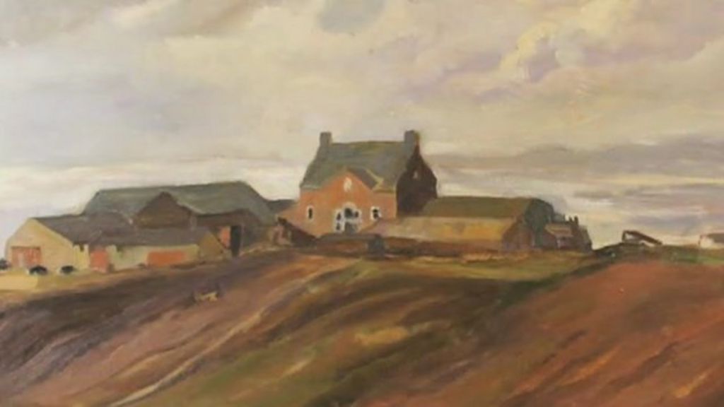 Sheila Fell's Cumbrian landscape paintings go on display - BBC News