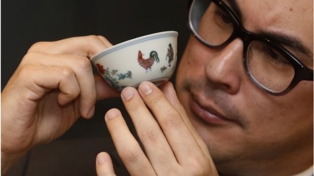 Rare Chinese cup sold for $36m at auction - BBC News