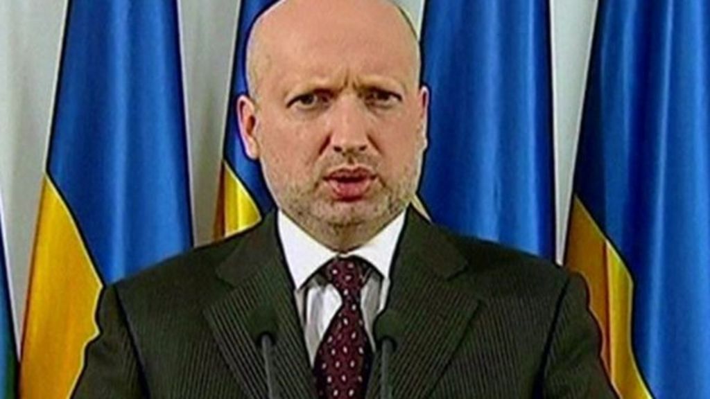 Ukraine crisis: Turchynov announces anti-terror operation - BBC News