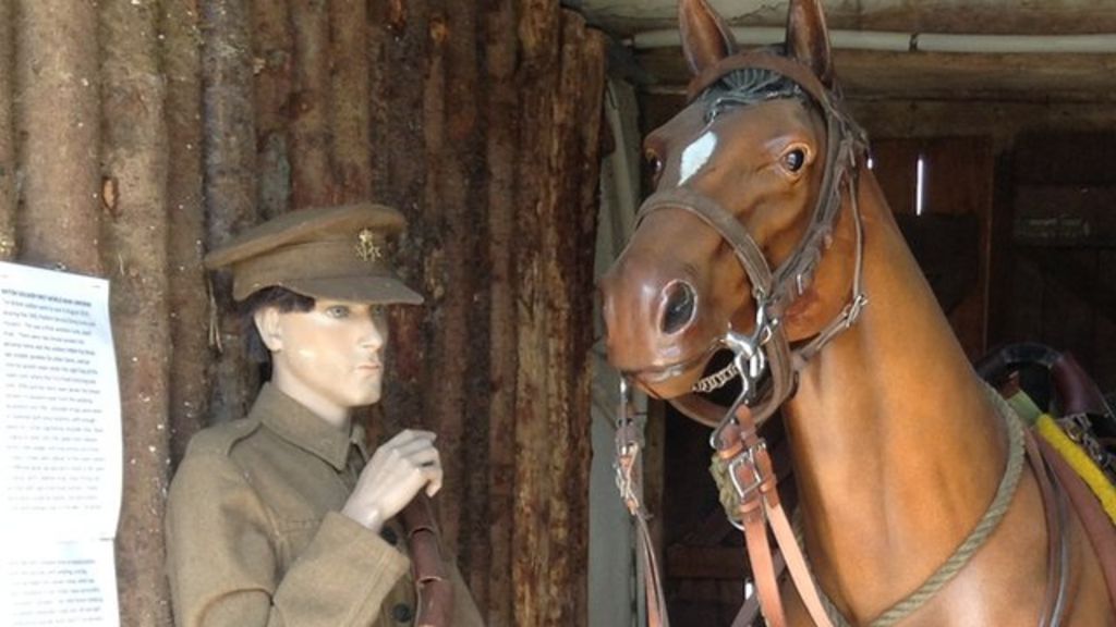 Devon's 'War Horse farm' opens up museum - BBC News