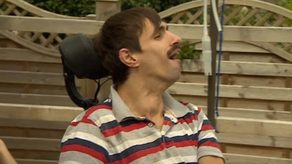 Severely disabled man's parents told to care for him themselves - BBC News