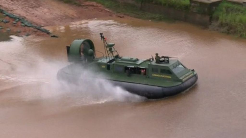 British combat hovercraft 'a game changer' in Colombia - BBC News