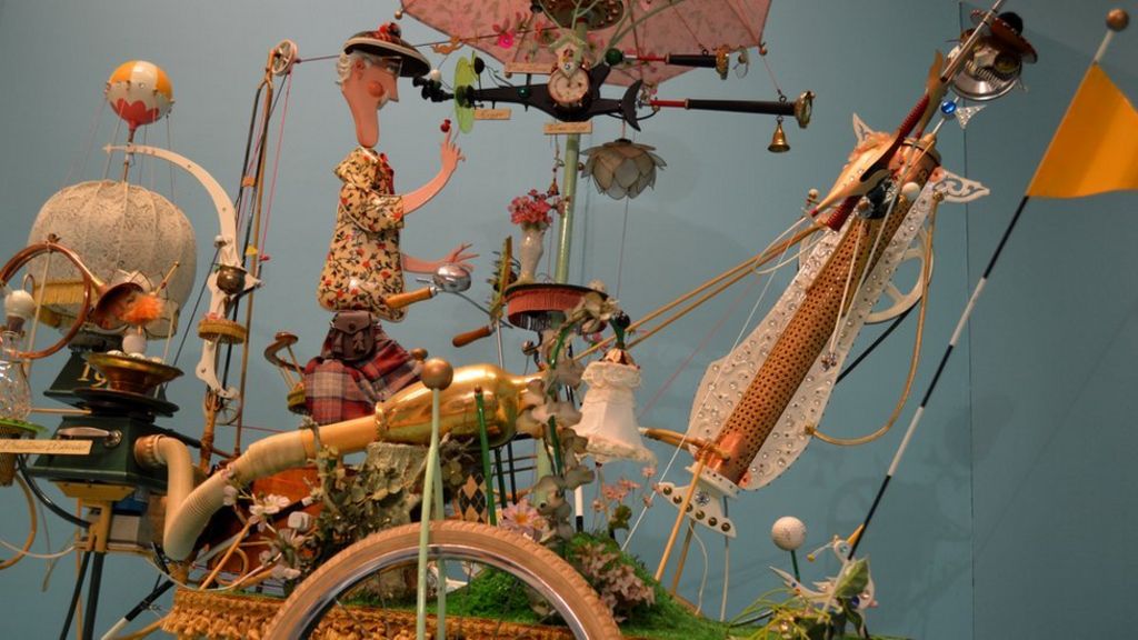 In pictures: Rowland Emett's Marvellous Machines - BBC News
