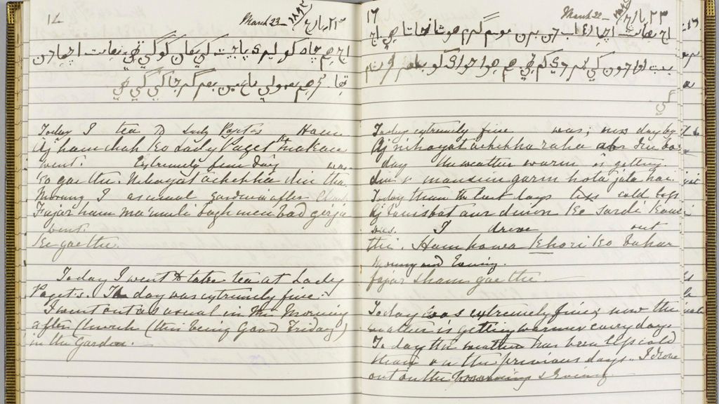 Queen Victoria's diaries on display at Windsor Castle - BBC News