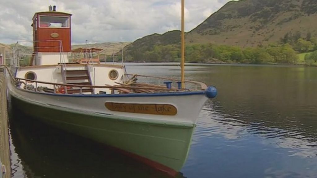 Lakes steamboat back after refit - BBC News