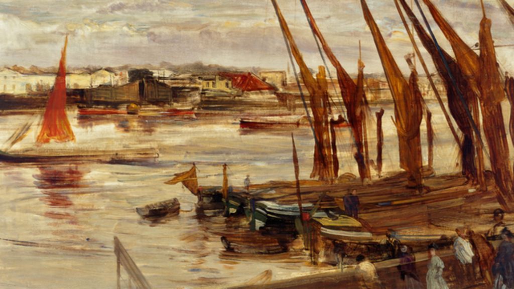 An American in London: Whistler's paintings of Thames - BBC News
