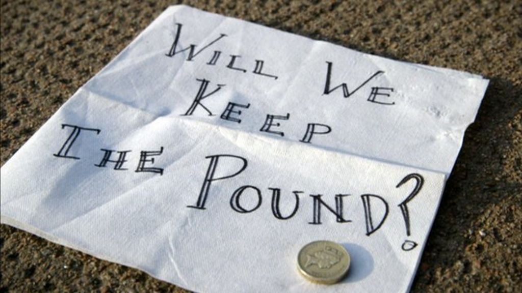 Blethering Referendum: Would Scotland keep the pound? - BBC News
