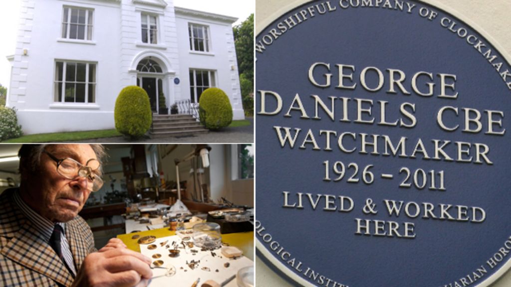 Dr George Daniels: Blue plaque for 'watchmaking great' - BBC News