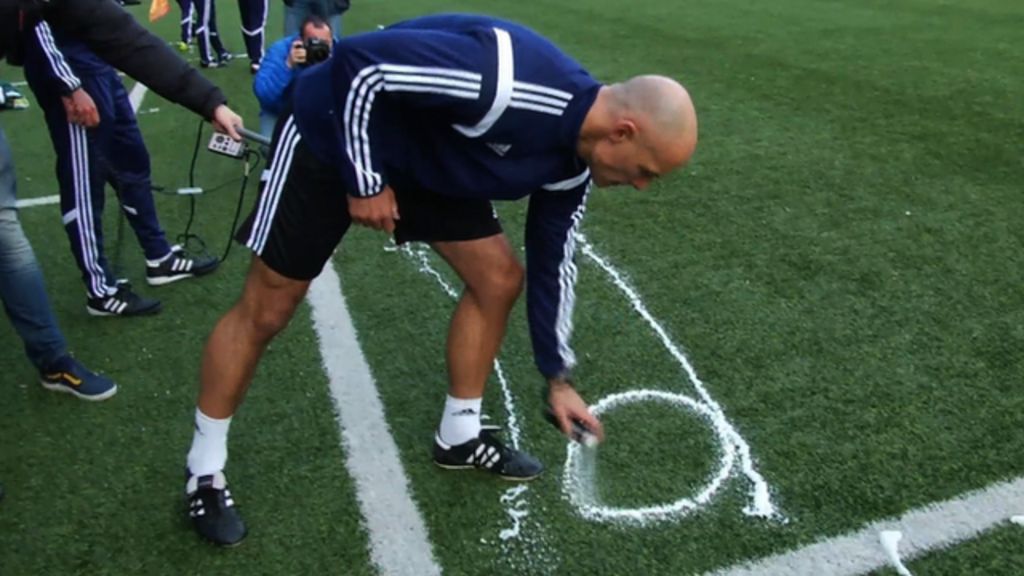 World Cup referees get vanishing spray lessons ahead of Brazil - BBC Sport