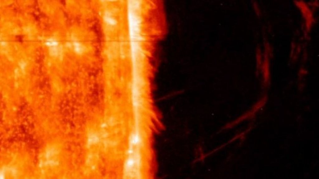 Rare view of huge eruption from the Sun - BBC Newsround