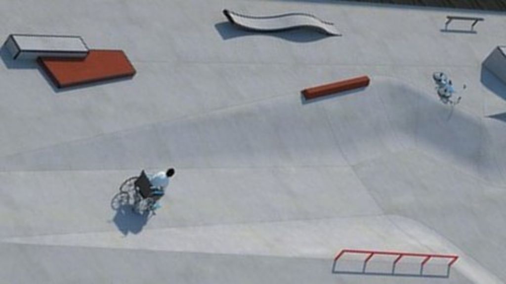 Petersfield wheelchair skatepark planned - BBC News