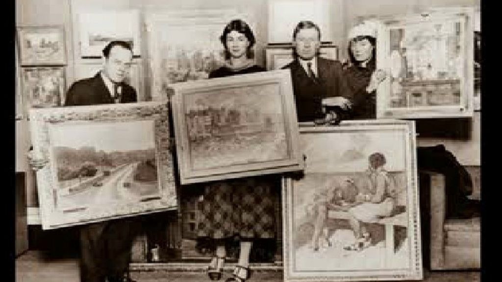 'Forgotten' east London artists' work exhibited - BBC News