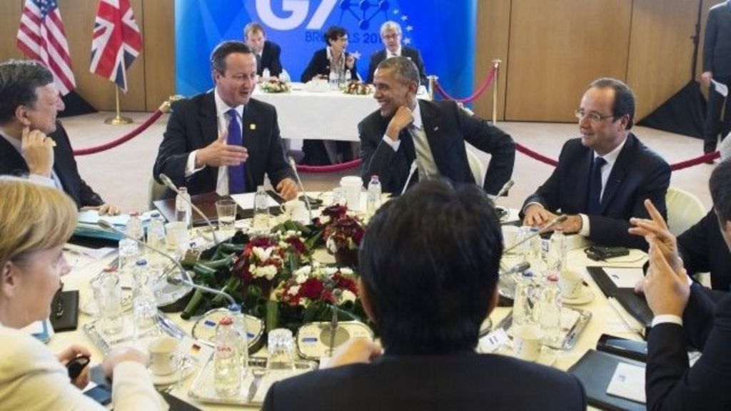 G7 talks take place in Brussels - BBC News