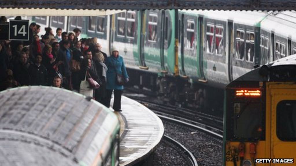 Record numbers let the train take the strain - BBC News
