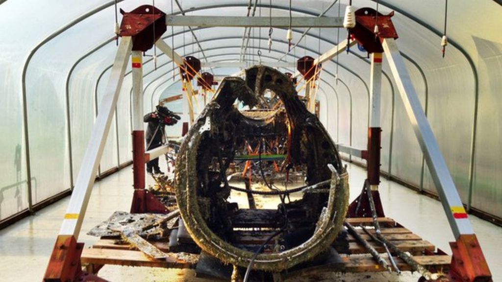 Dornier bomber: The smelly job of saving a unique plane - BBC News